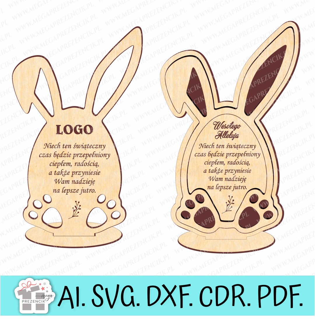 Easter Egg With Ears. Easter Statuette Svg Laser, Easter Eggs, Easter ...