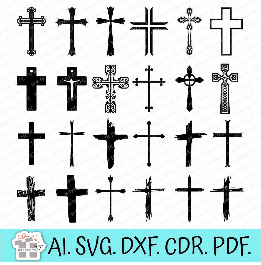 A Set of Cross Graphics for First Communion. Communion Clipart, Cross ...