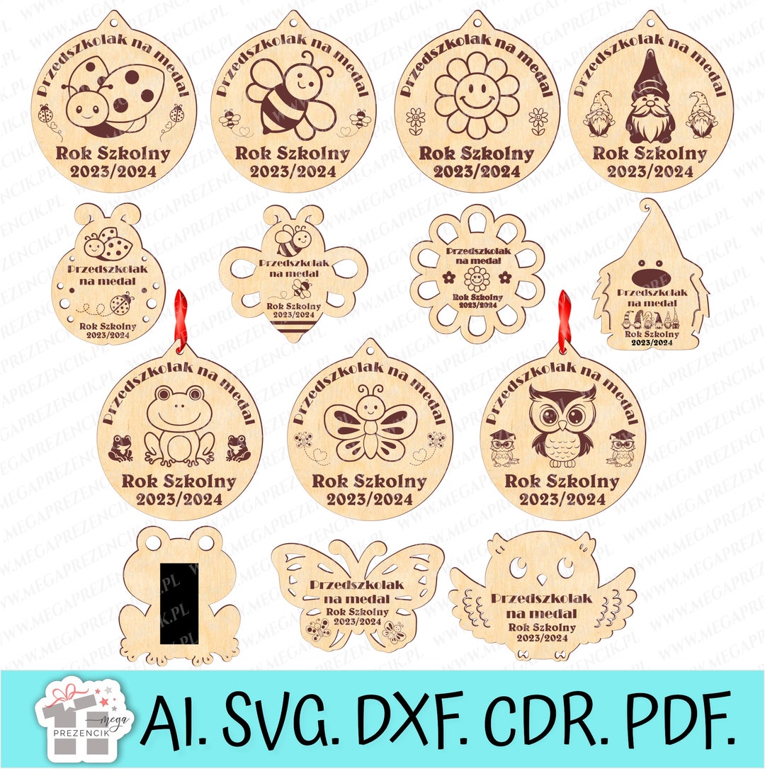 Personalized Medals for a Preschooler. Medal Designs for Preschoolers ...