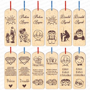 Bookmarks for Grandma and Grandpa. Bookmark Patterns. Birthday Gift ...