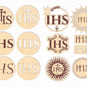 Host for the Side of the Cake, IHS for the Cake, IHS Designs. Communion ...