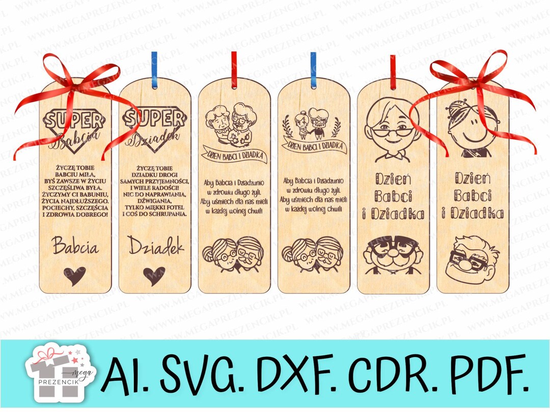 Bookmarks for Grandma and Grandpa. Bookmark Patterns. Birthday Gift ...