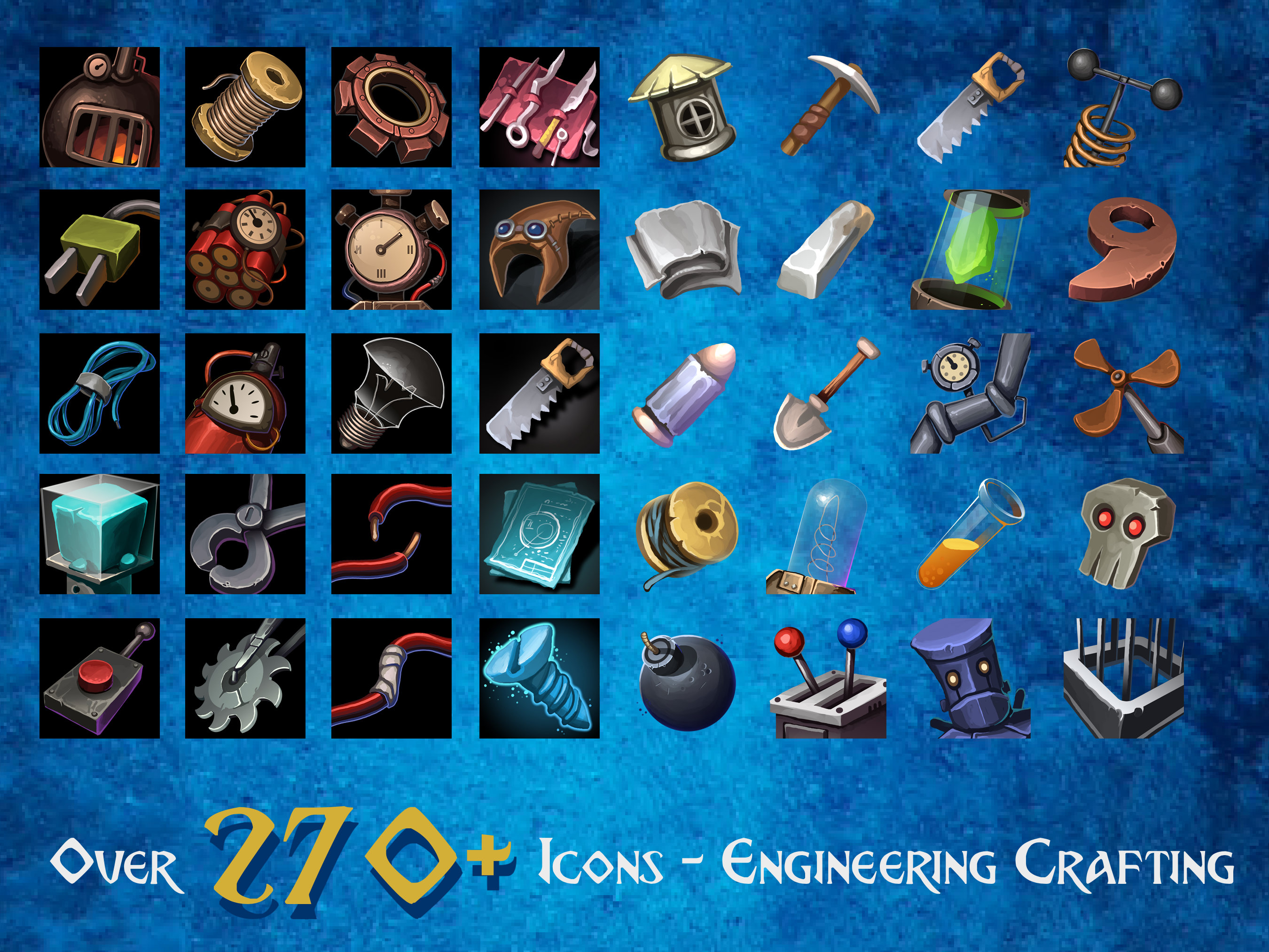 Engineering Crafting - Icons - Video Game - RPG - Dnd - High Quality ...