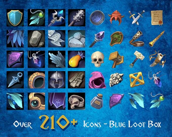 Bags and Boxes - Icons - Video Game - RPG - Dnd - High Quality Clip Art ...