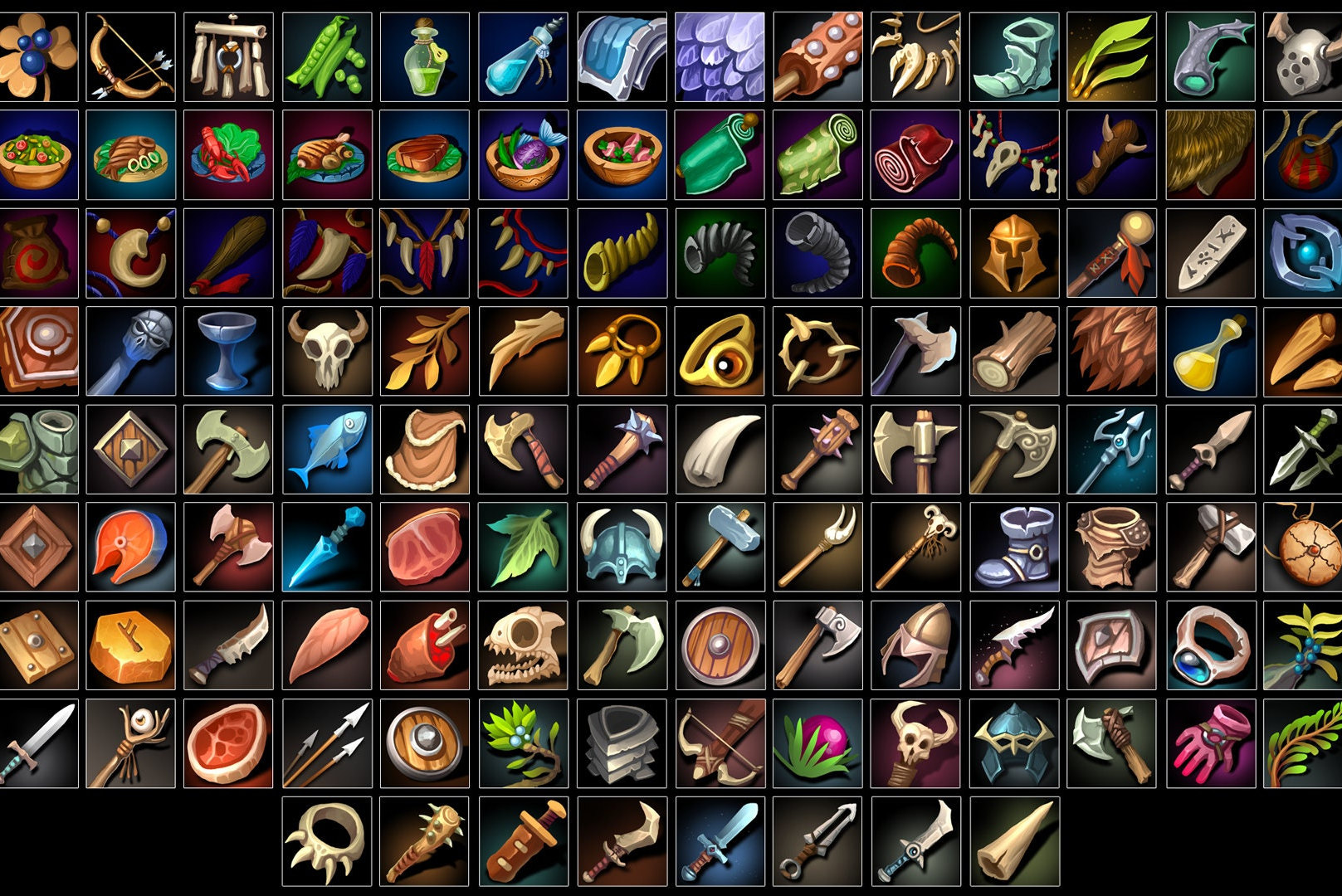 Barbarian Icons - Icons - Video Game - RPG - Dnd - High Quality Clip ...