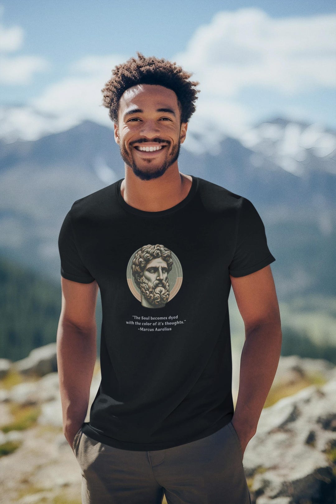 Marcus Aurelius Quote Shirt | Stoic Philosophy Tee | Inspirational ...