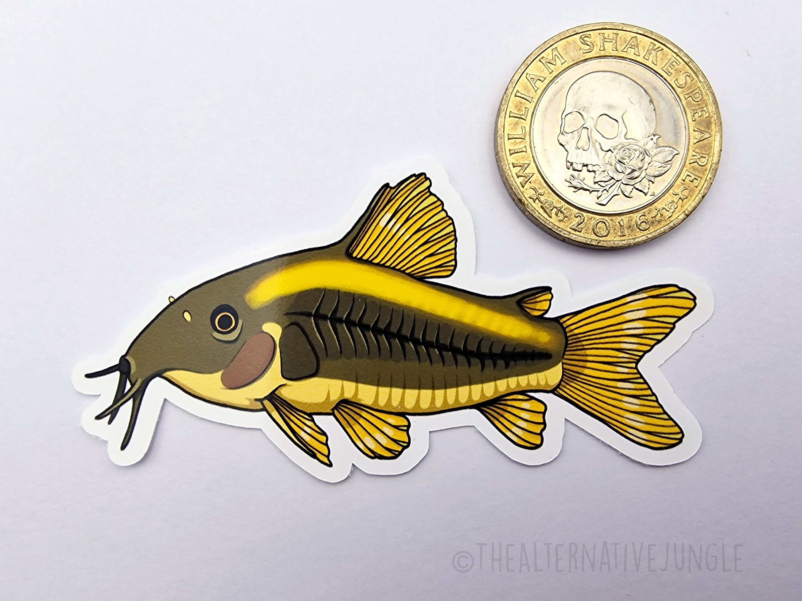 Gold Laser Cory Sticker Die Cut Vinyl Corydoras Waterproof Decal - Etsy