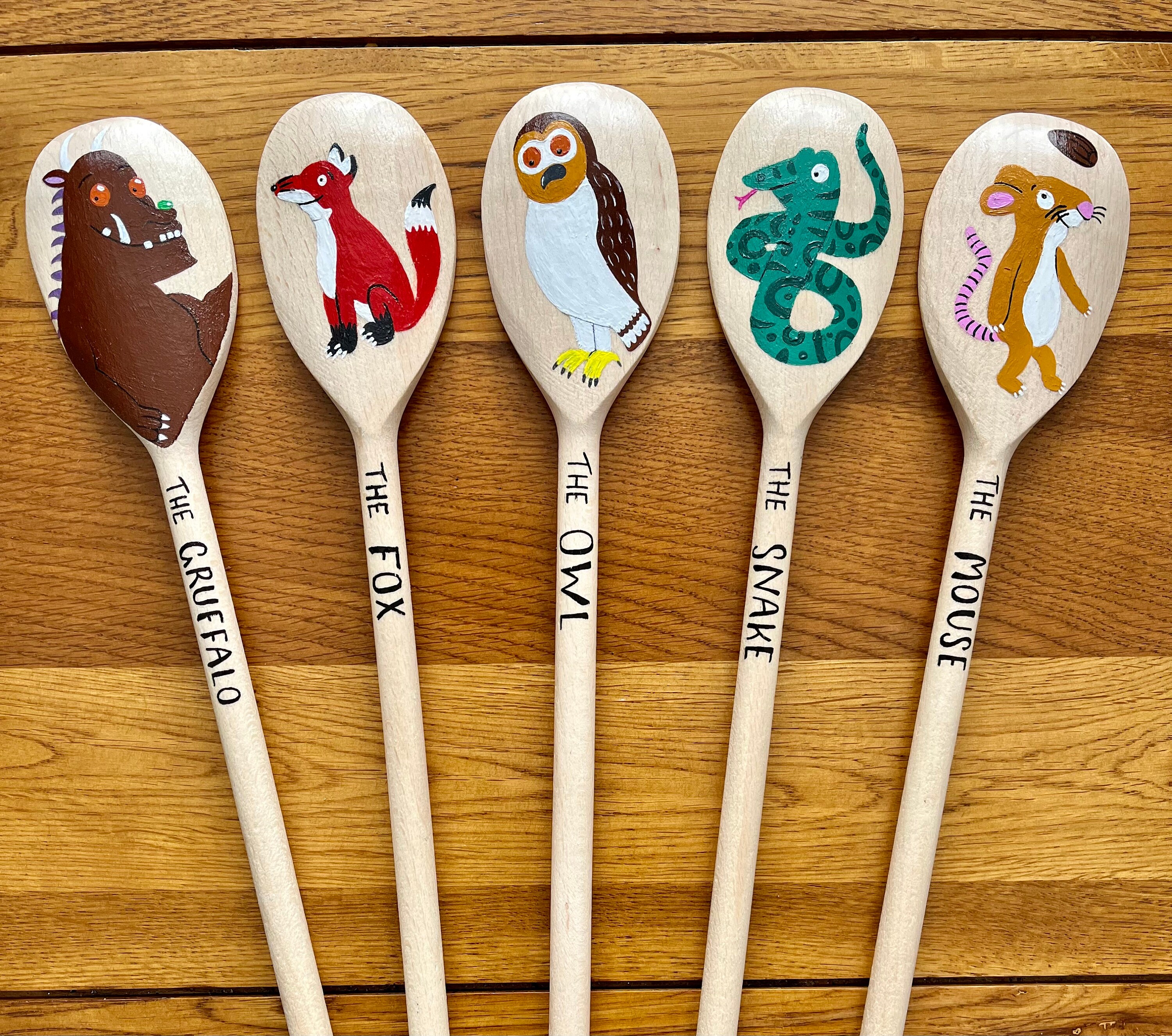Gruffalo Story Spoons - Etsy UK