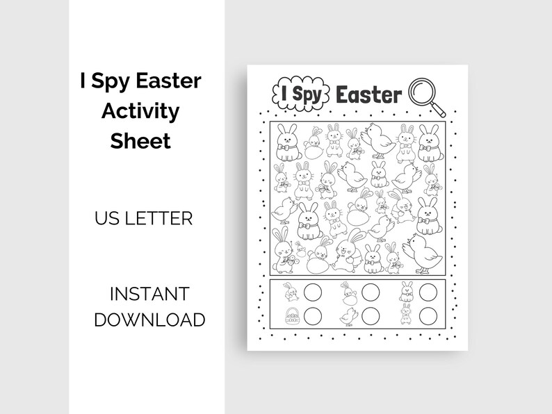 Easter Kid's Activity Pack - I Spy Bundle - Etsy