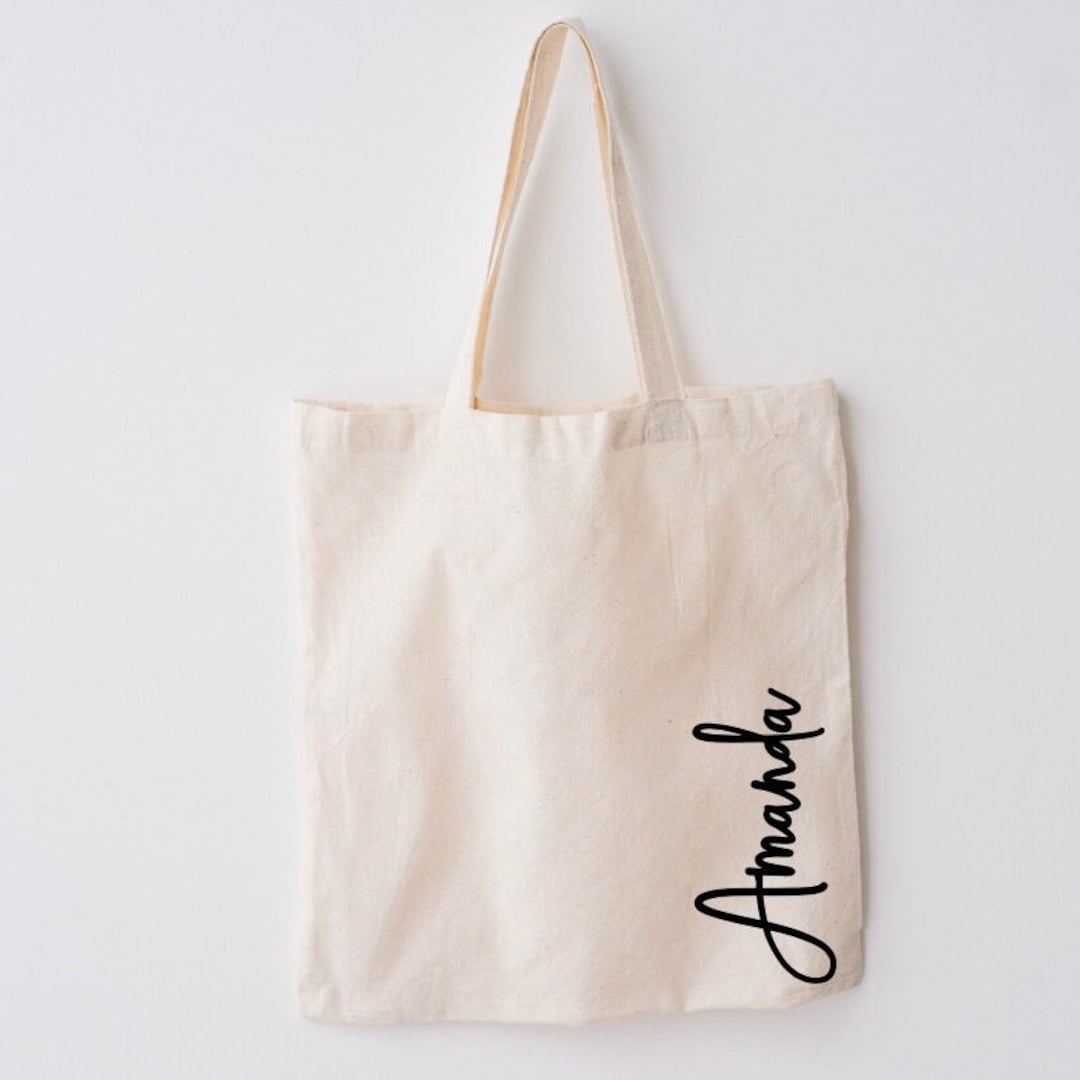 Personalized Name Tote Bags| Custom Totes| Bridesmaid Tote ...