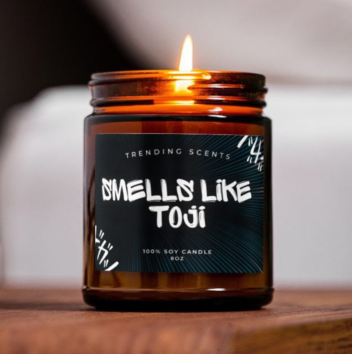 Smells Like Toji Candle | Anime Fan Gift | Manga Candle | Nerdy Gift ...