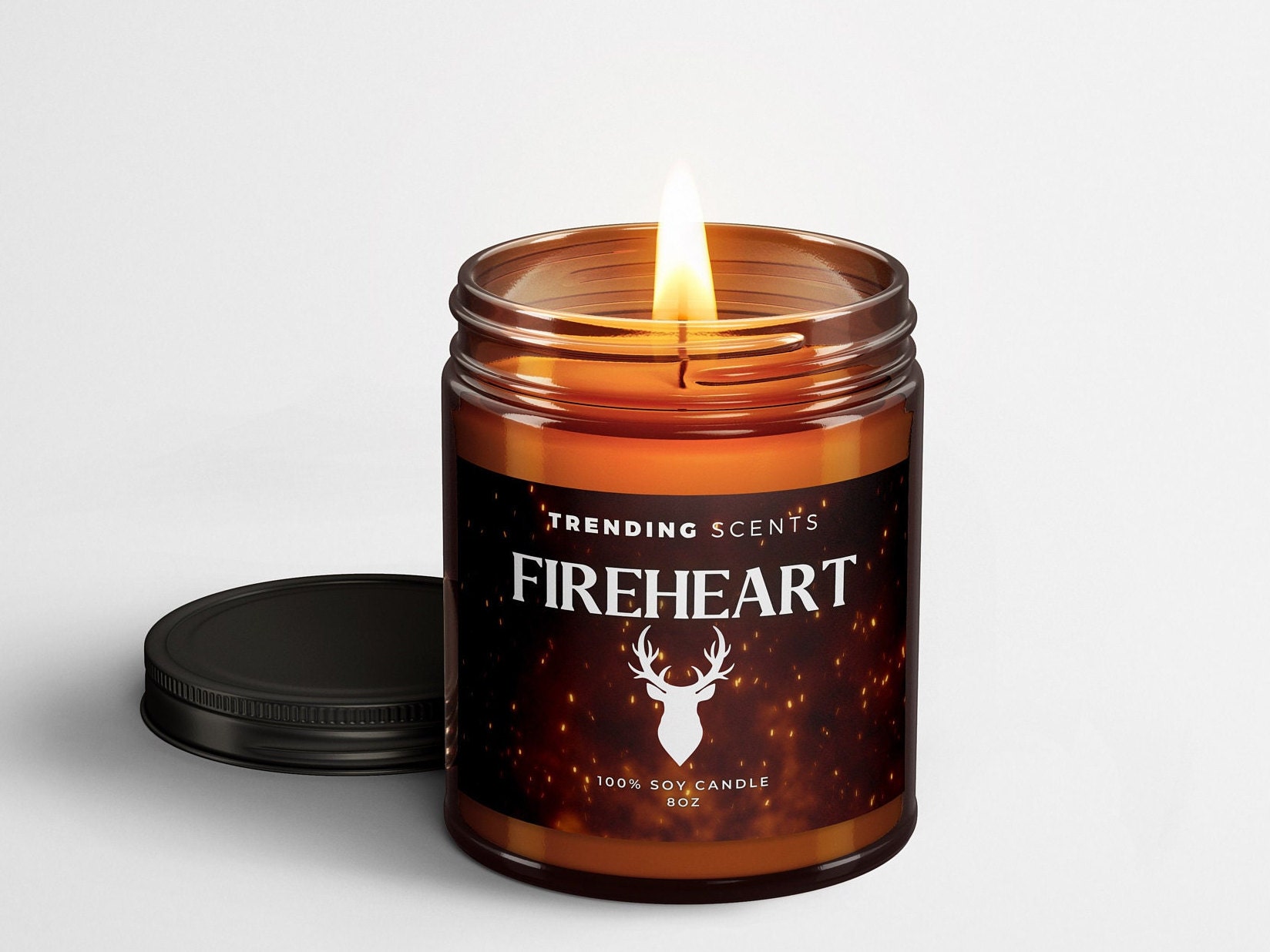 Fireheart Candle TOG Inspired Candle Acotar Candle - Etsy