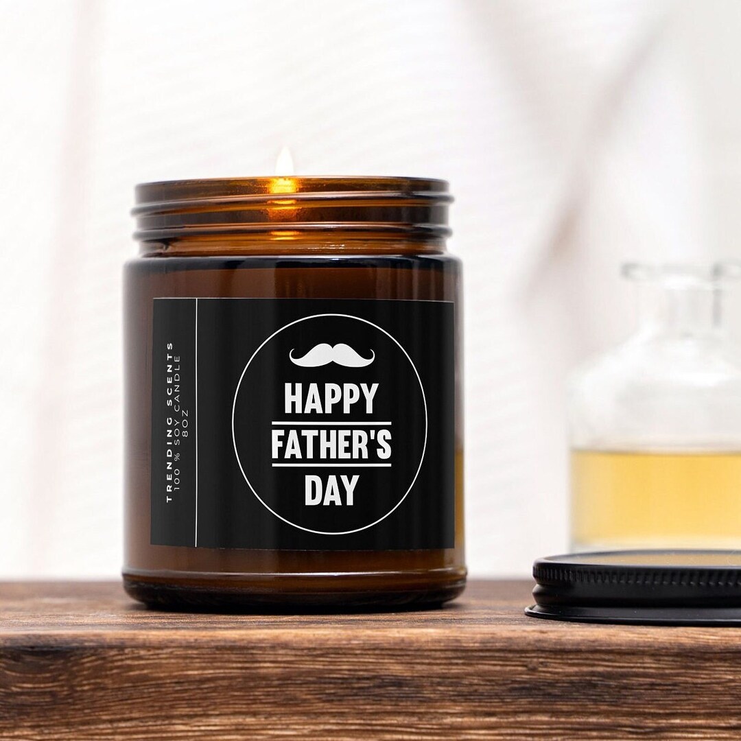 Happy Father's Day Quote Candle | Soy Wax Candle | Gift Candle | Gift ...