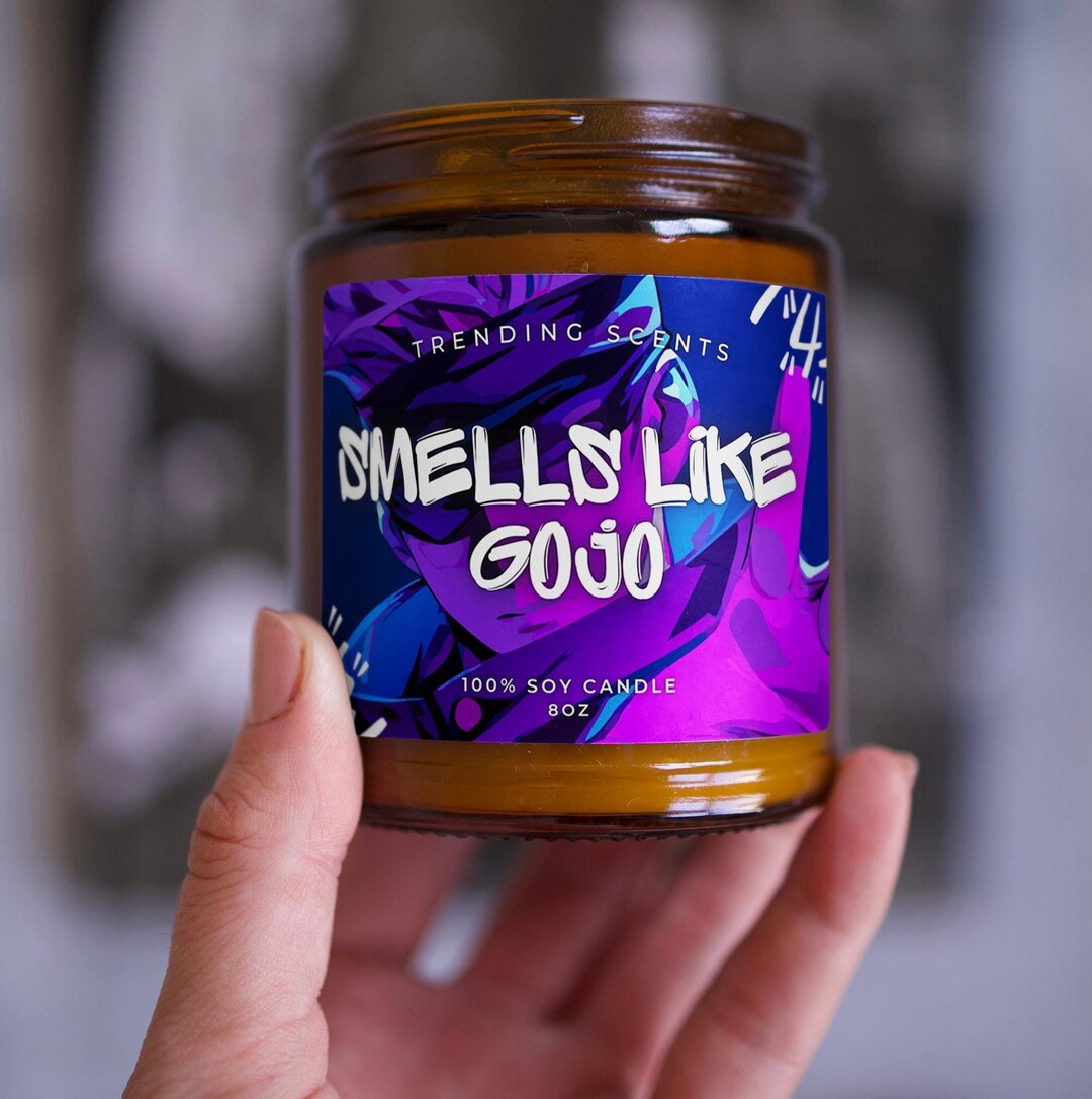 Smells Like Gojo Candle | Anime Fan Gift | Manga Candle | Nerdy Gift ...