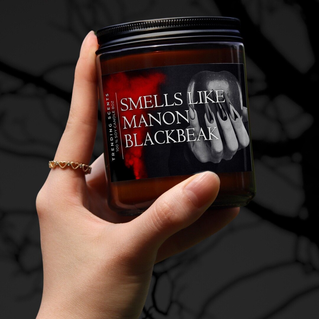 Smells Like Manon Blackbeak TOG Inspired Candle | Gift Candle | Bookish ...