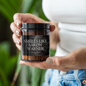Smells Like Aaron Warner Candle | Shatter Me Inspired Candle | Bookish ...