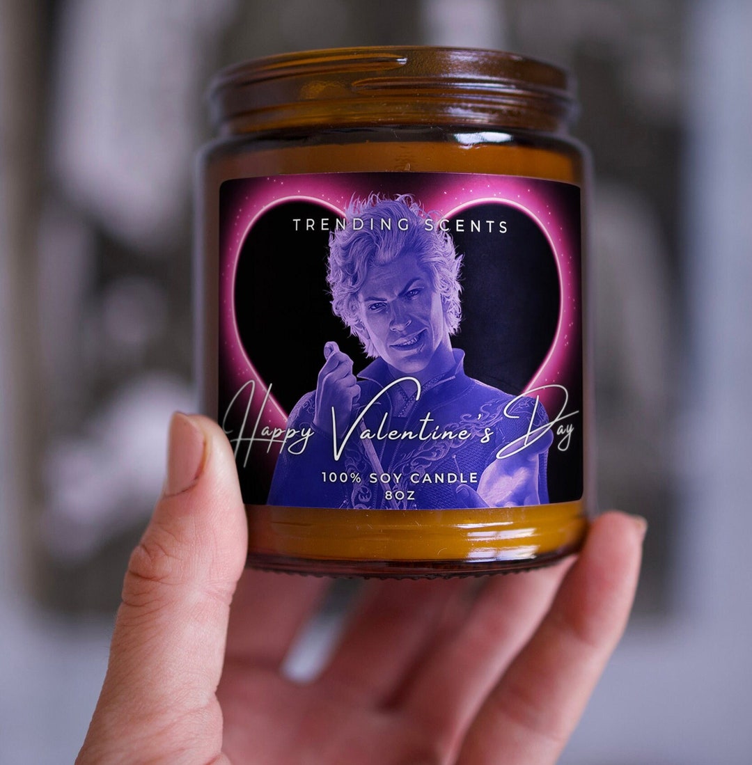 Astarion Happy Valentines Day Candle | Astarion BG3 Merch / Gift | BG3 ...