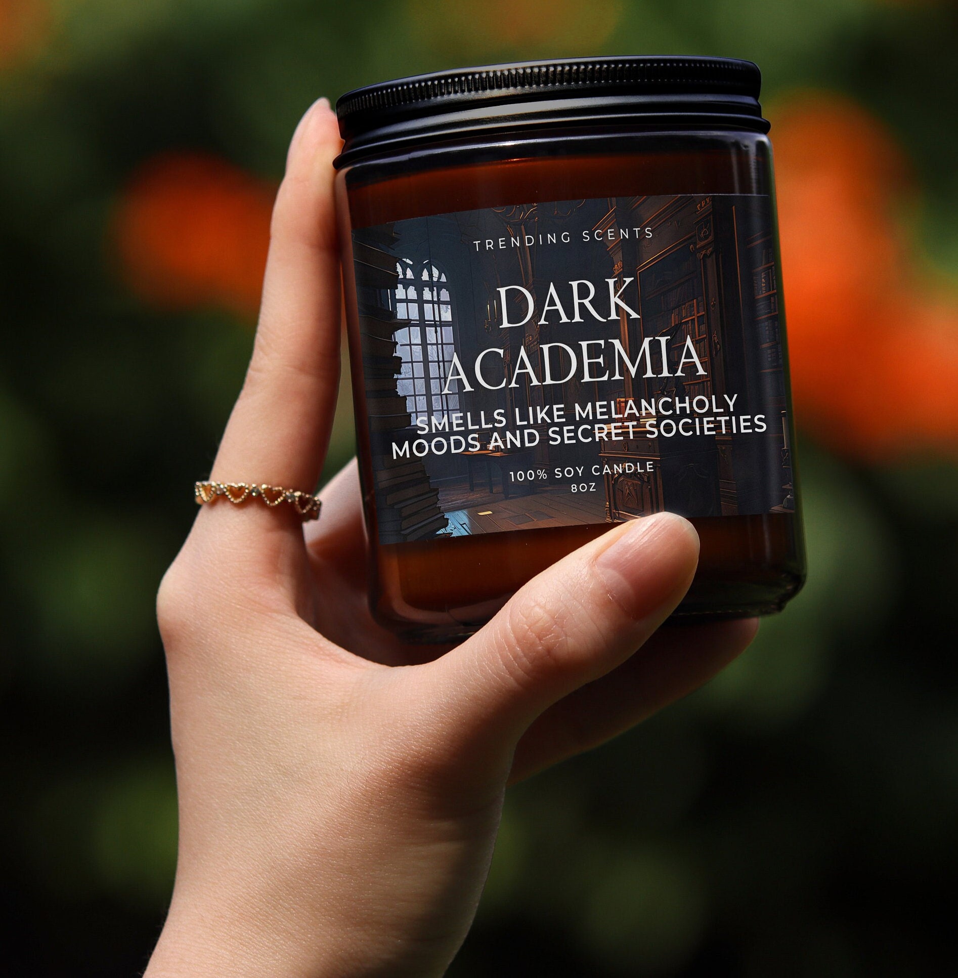 Dark Academia Candle | Smells Like Melancholy Moods and Secret ...