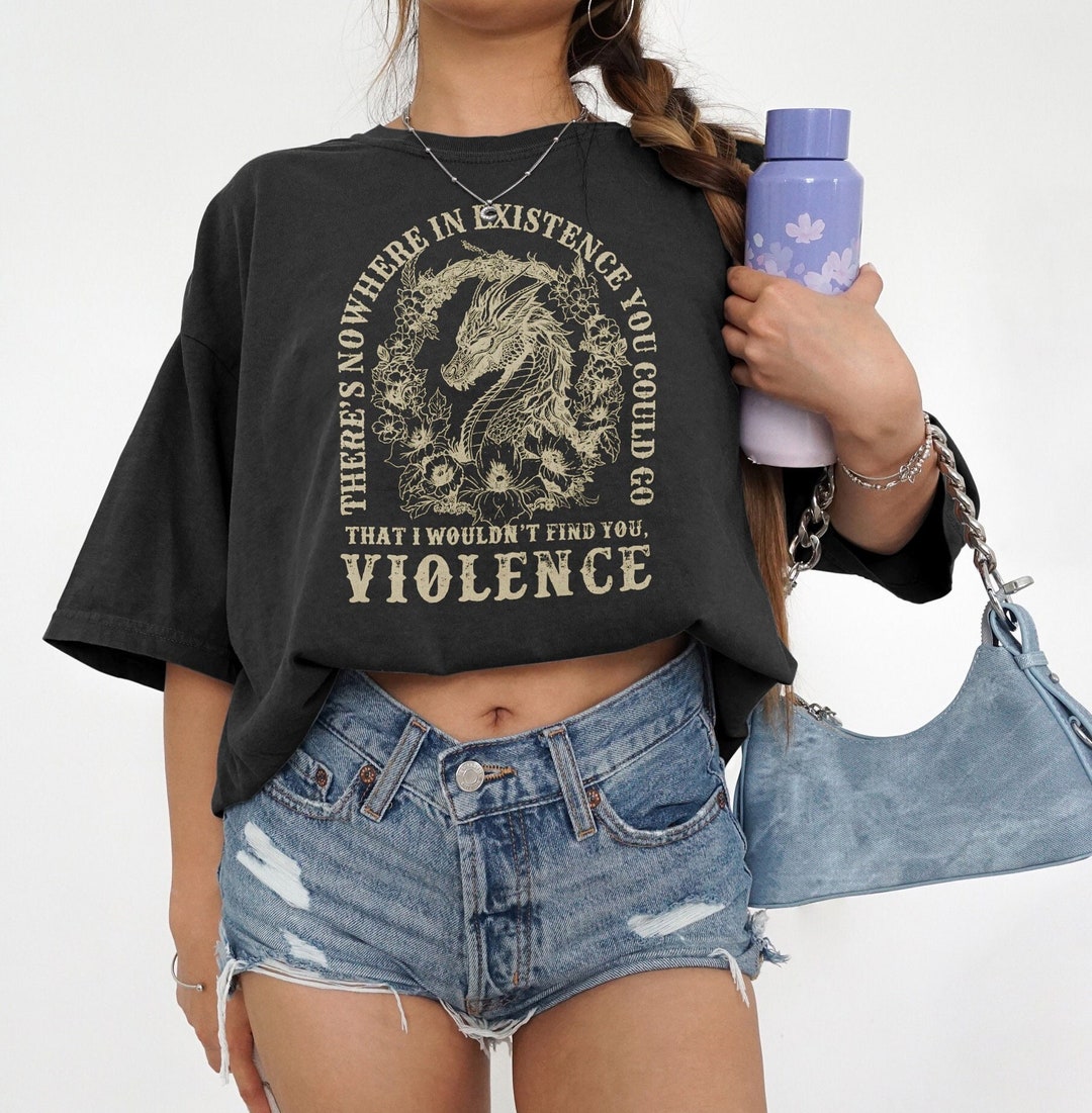 Xaden / Fourth Wing Inspired Violence Quote Comfort Colors - Etsy