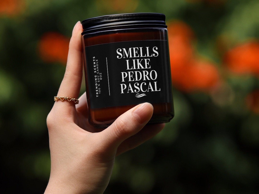 Smells Like Pedro Pascal Candle | Soy Wax Candle | Gift Candle | Funny ...
