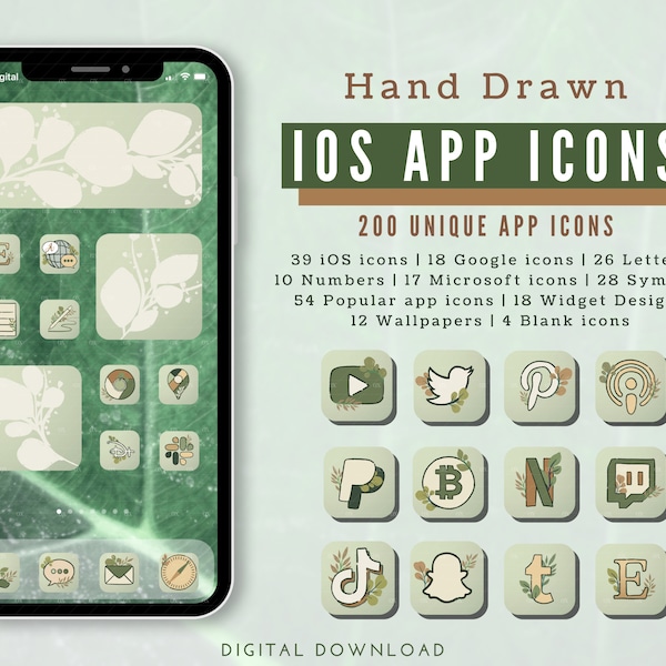 Ios 14 Icons - Etsy