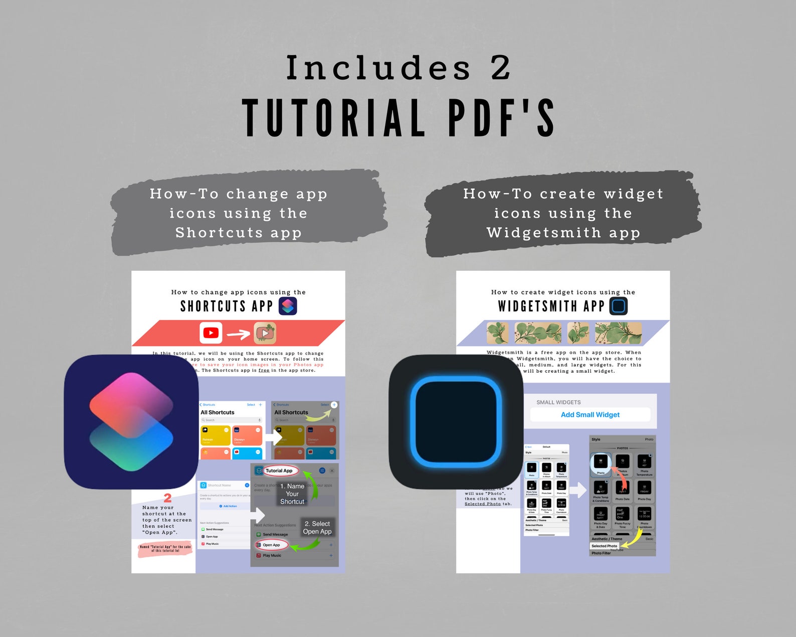 Dark Theme Ios App Icon Aesthetic, Black Ios App Icons With Widgets ...