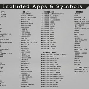 Dark Theme Ios App Icon Aesthetic, Black Ios App Icons With Widgets ...