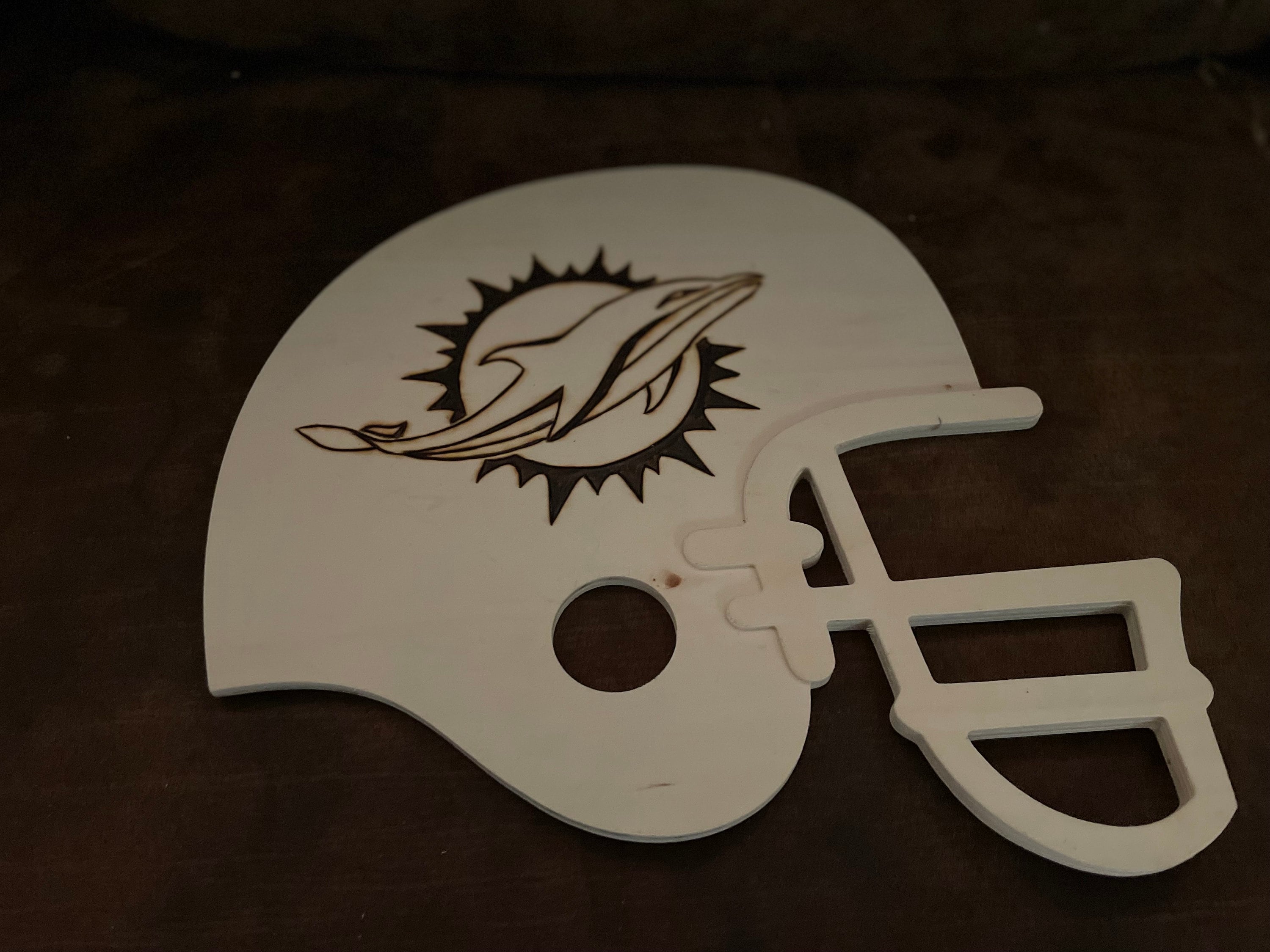 NFL Football Team Custom Wood Burned Sign, Custom Sign, Wood Burned ...