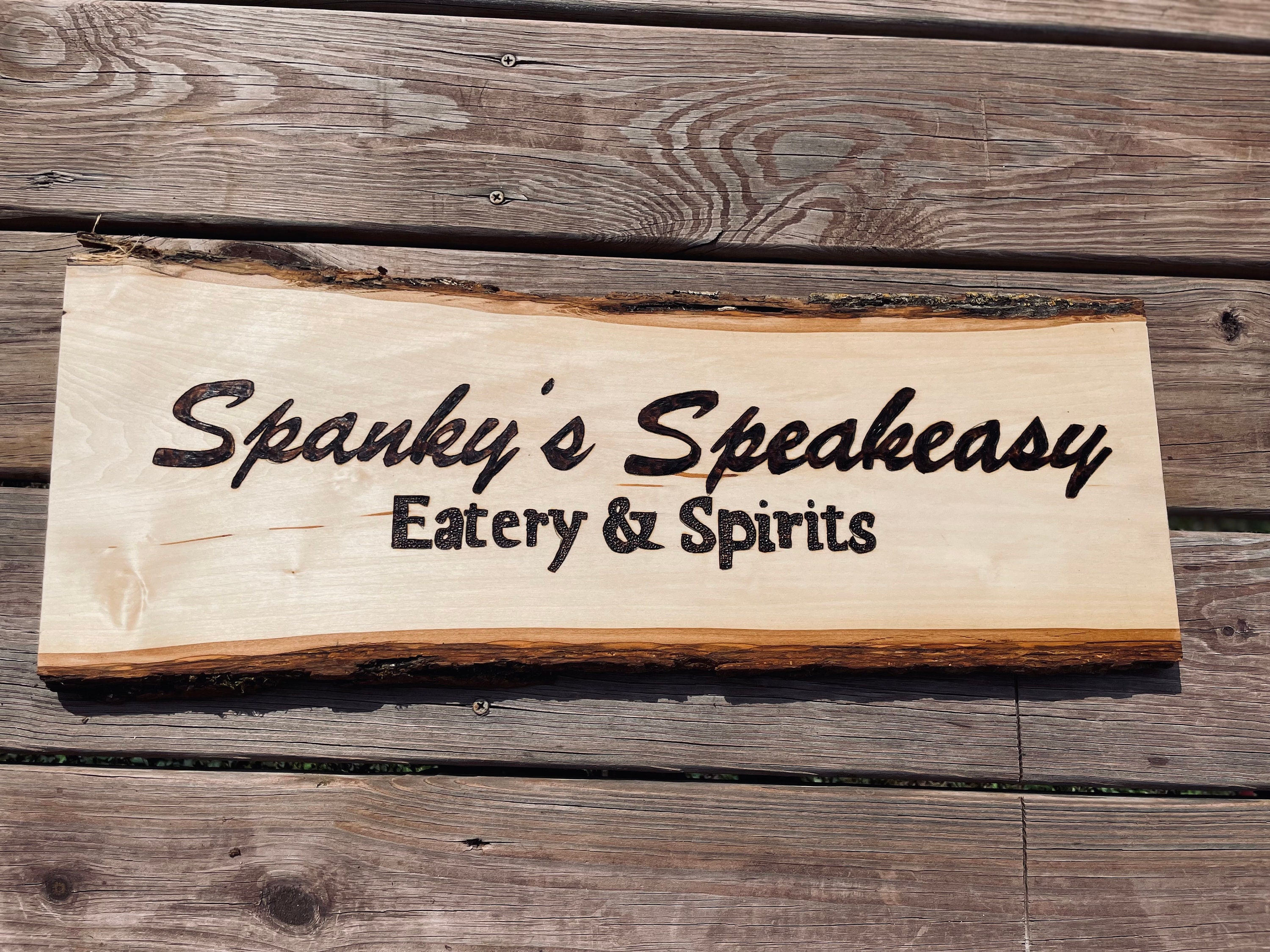 Personalized Wood Burned Sign, Custom Wood Burned Sign, Business Logo ...