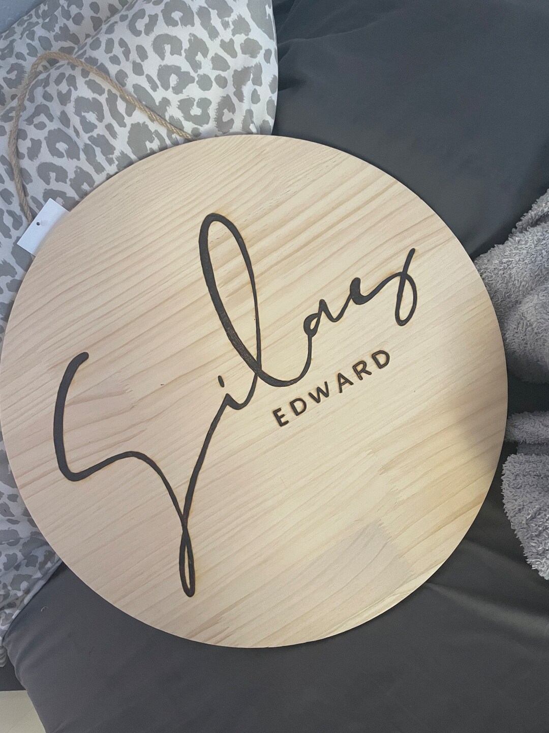 Personalized Wood Burned Sign, Custom Wood Burned Sign, Baby Name Sign ...