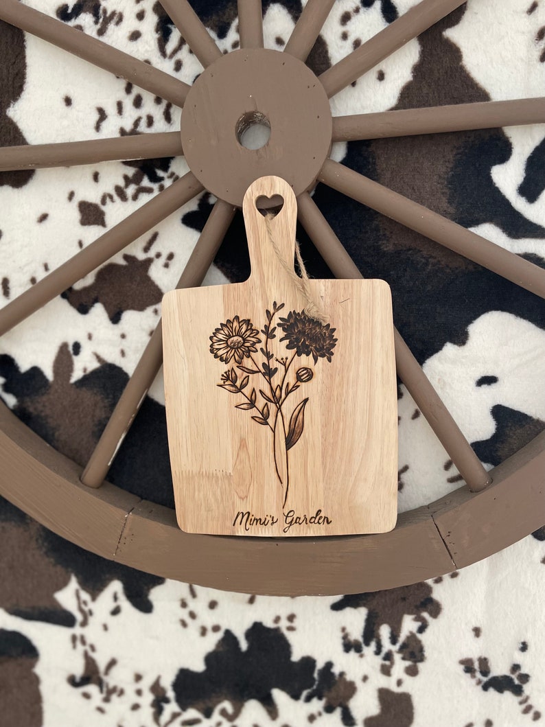 Personalized Wood Burned Cutting Board, Custom Wood Burned Tray, Wood ...