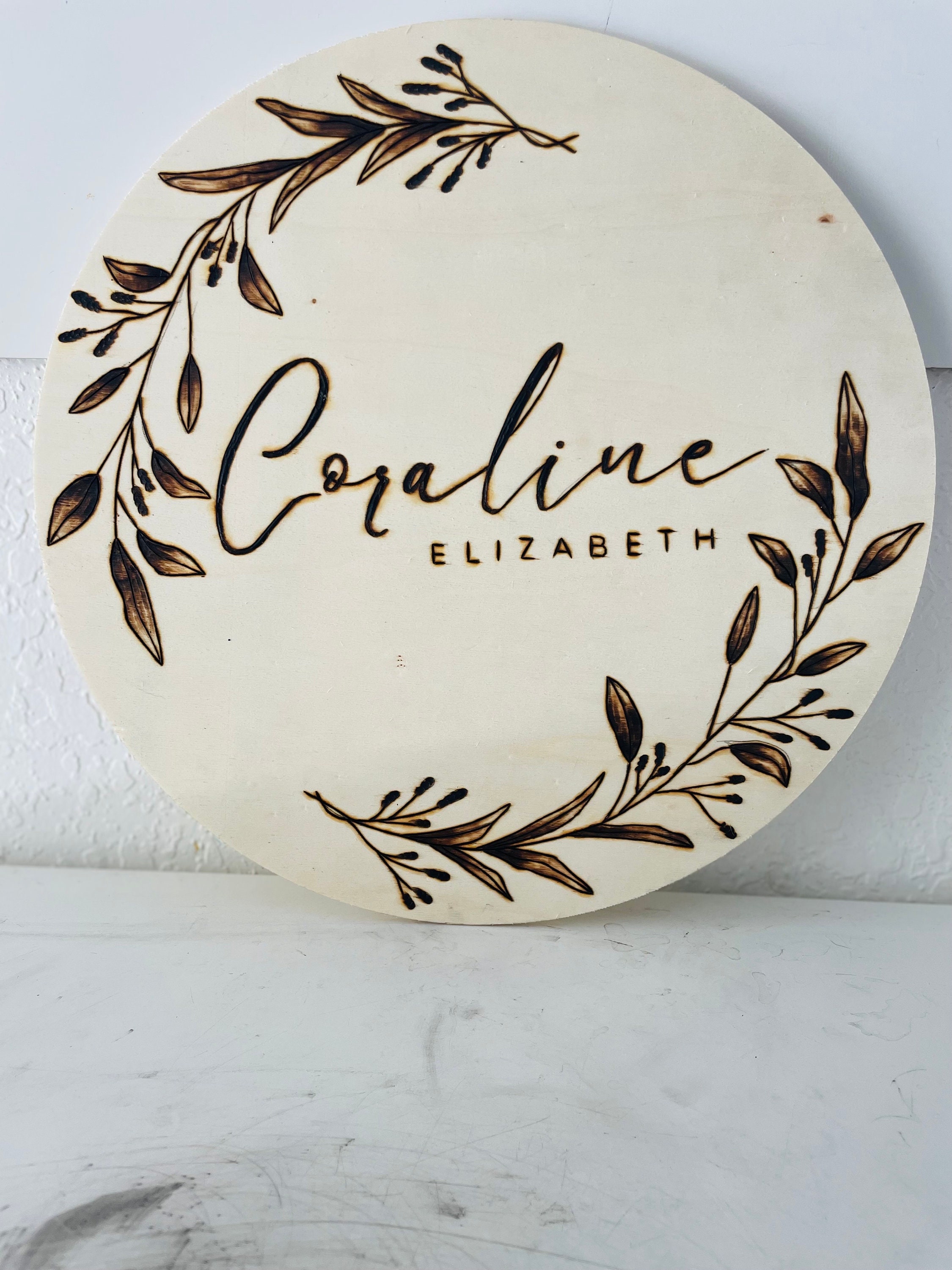 Personalized Wood Burned Sign, Custom Wood Burned Sign, Wood ...