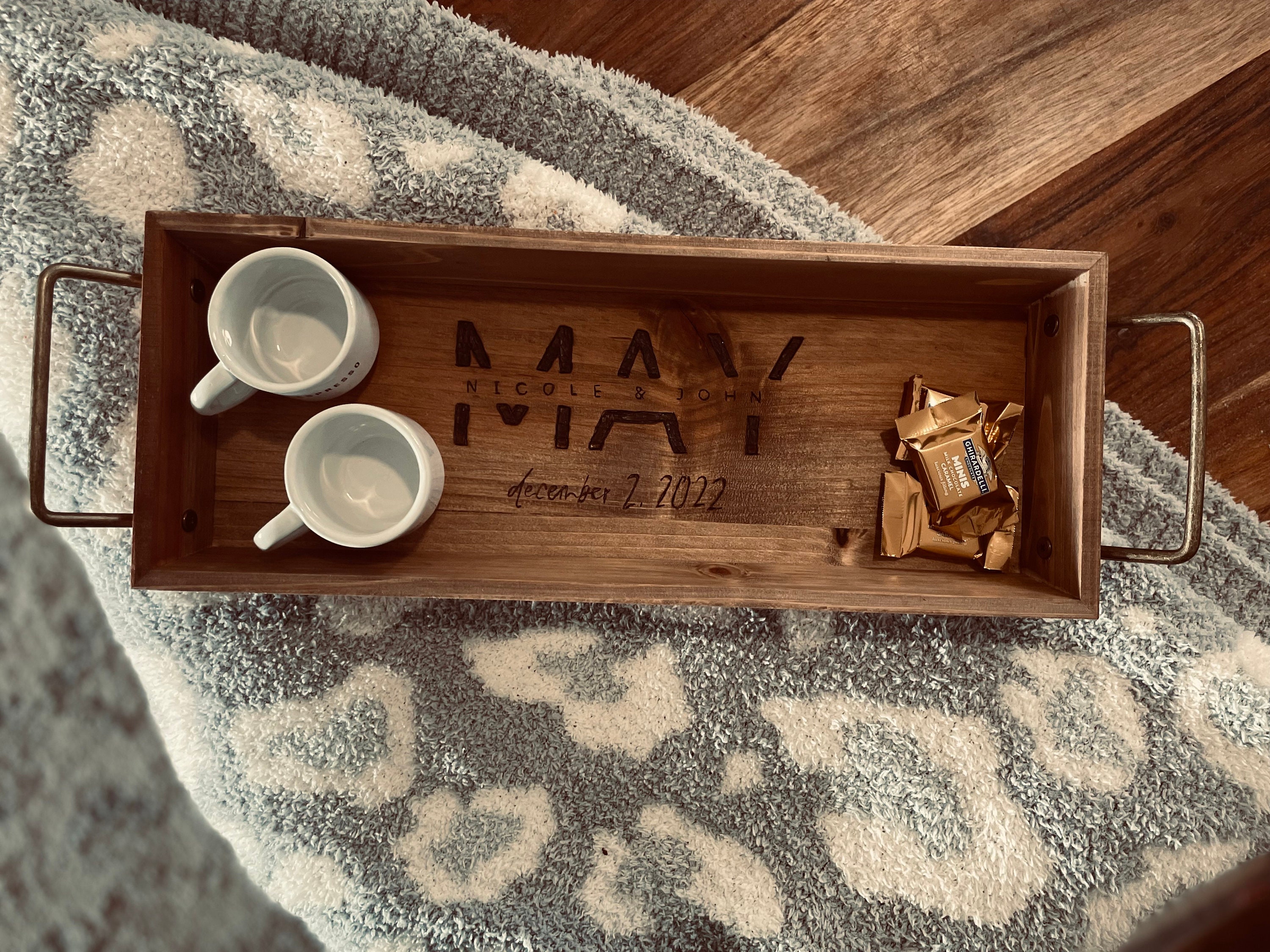 Personalized Wood Burned Sign, Custom Wood Burned Sign Tray, Wood ...
