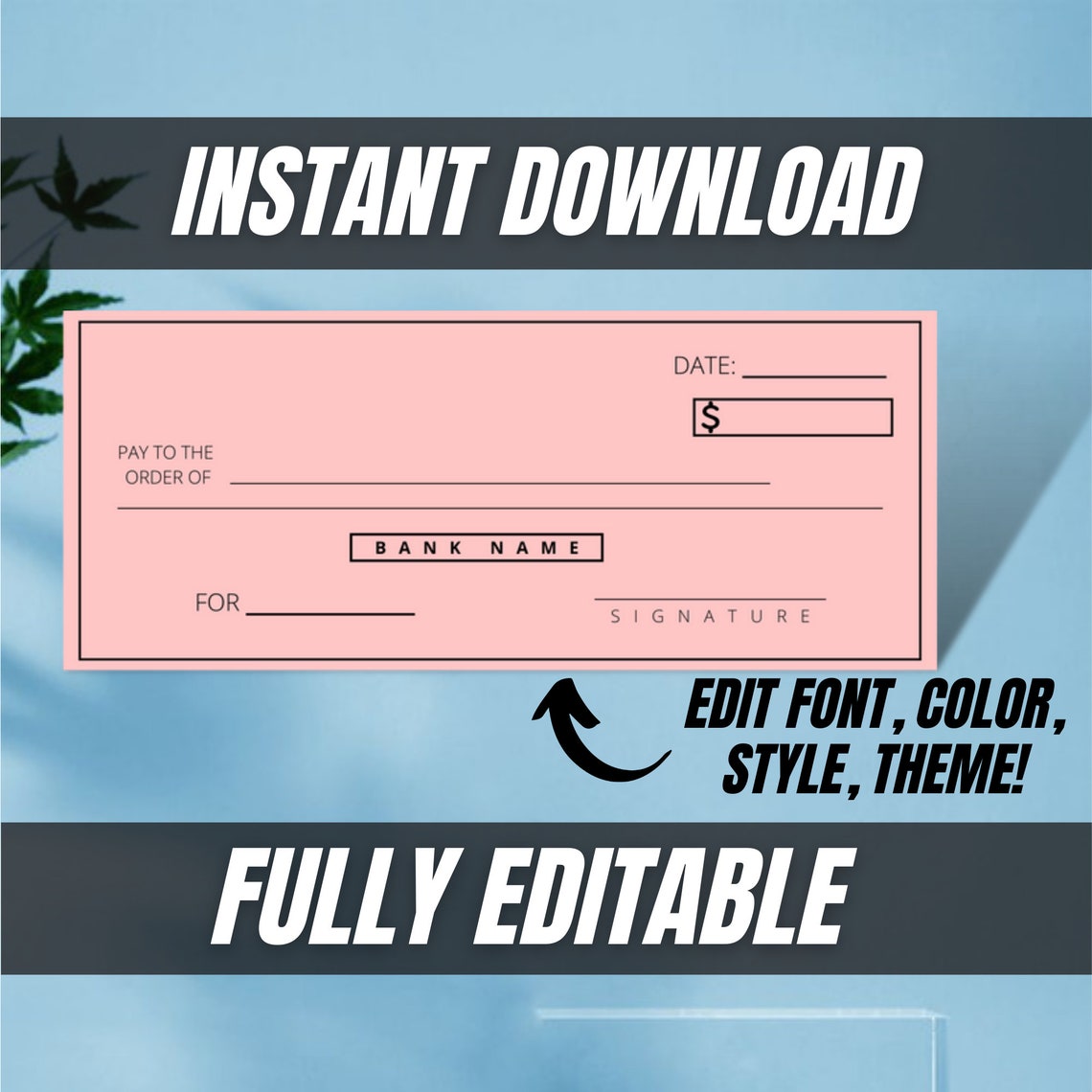 Blank Cheque Blank Checks Blank Check Template Svg - Etsy UK