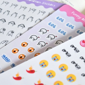 Funny Annotation Stickers, Book Annotation - Etsy