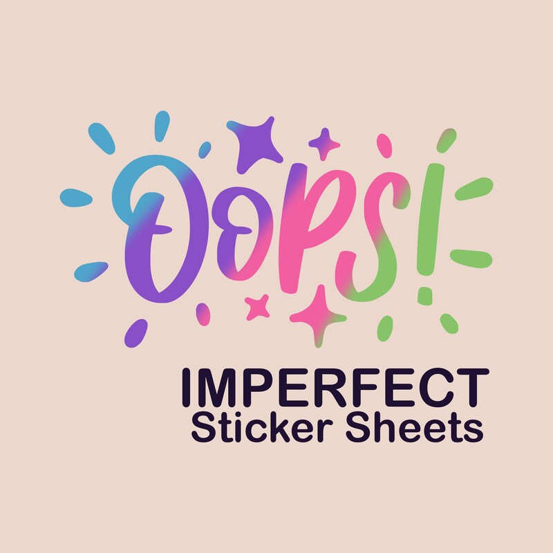 Oops Stickers - Etsy