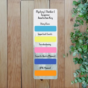 Annotation Bookmark, Book Annotation, Book Lover Gift, Page Flags ...