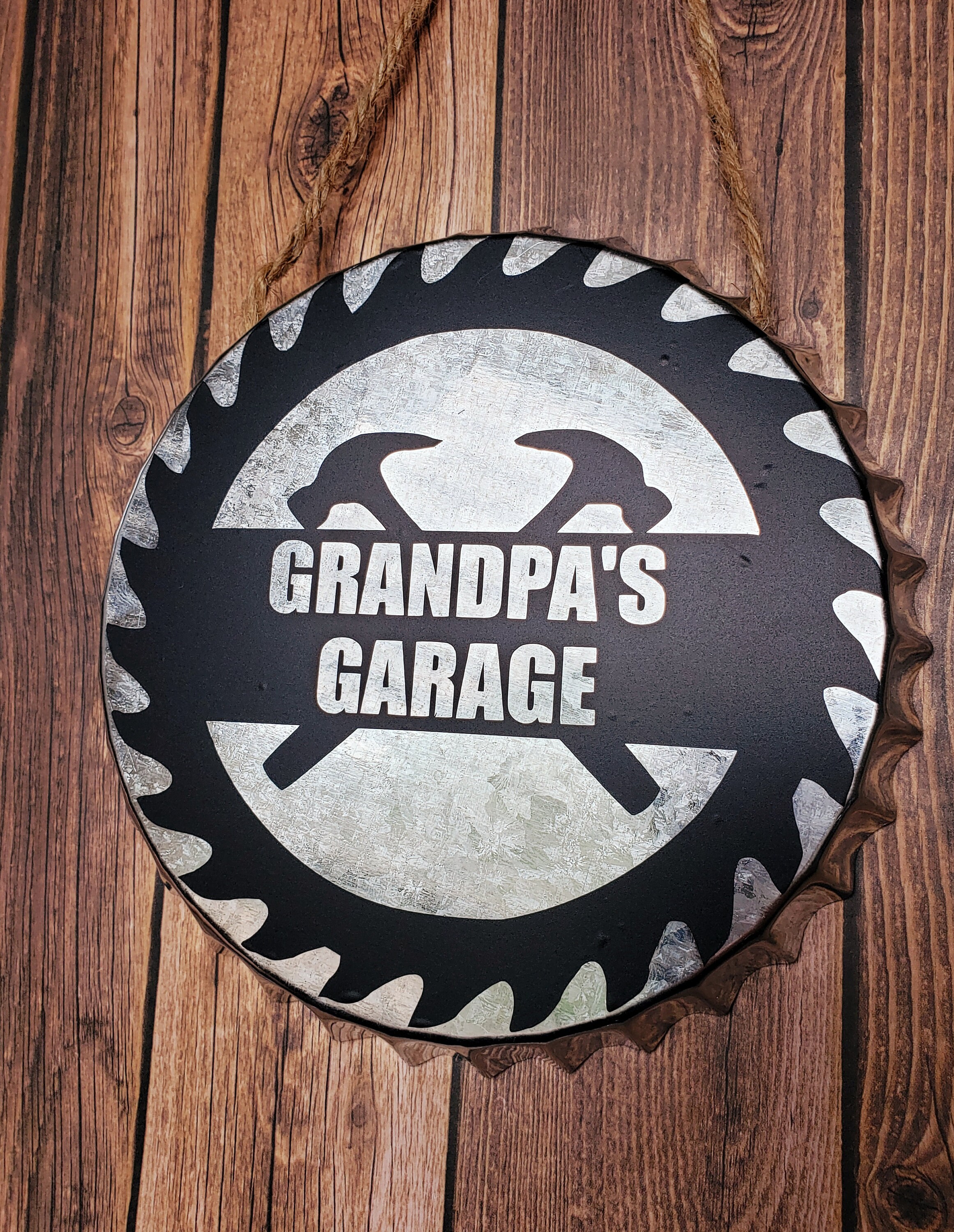 Personalized Bottle Cap Wall Decor, Man Cave Decor, Father's Day Gift ...