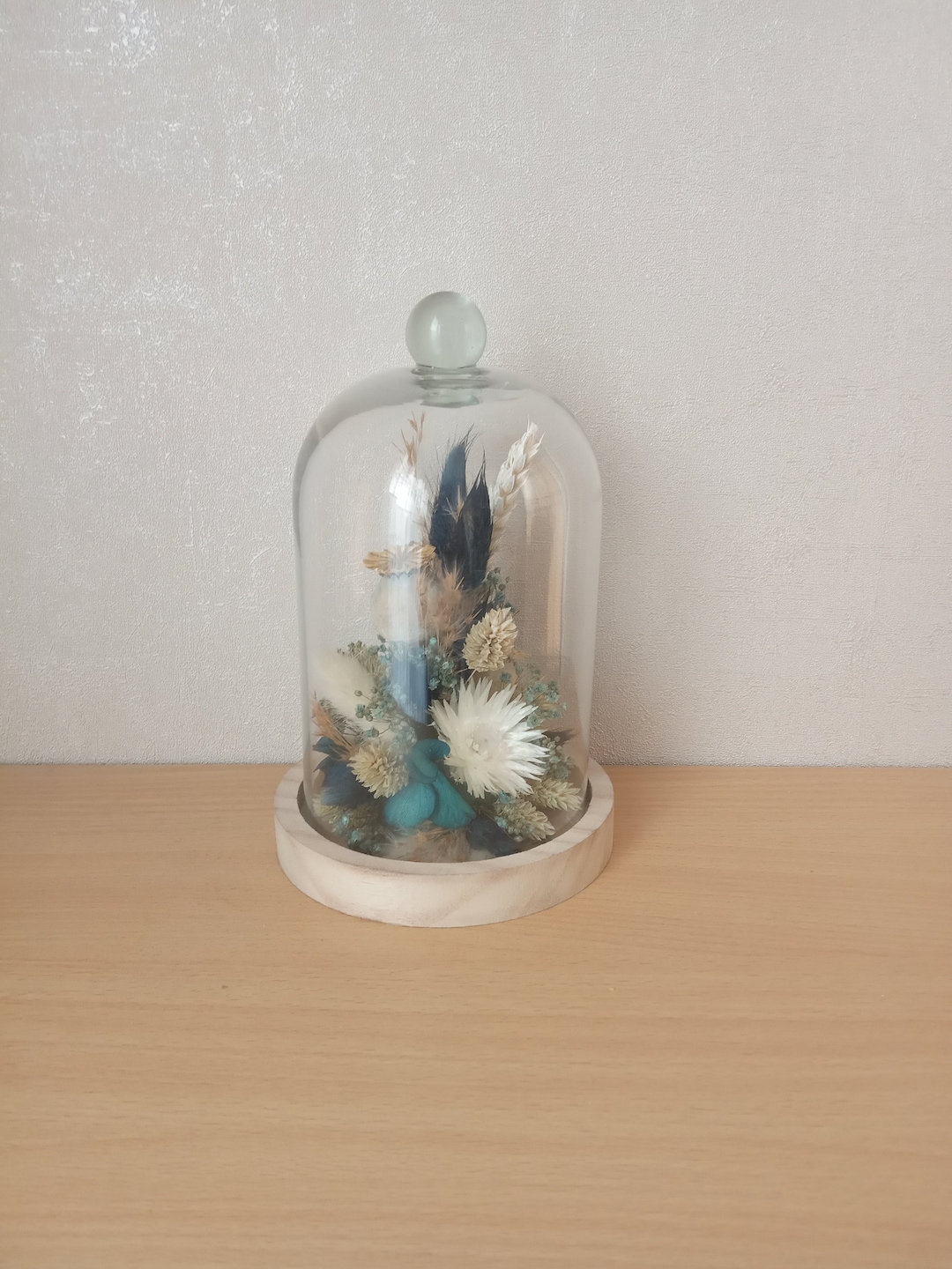 Dried and Preserved Flower Bell Jar - Etsy