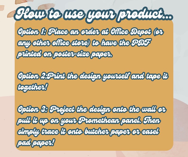 Groovy Retro Classroom Rules Poster | Digital Download PDF | Printable ...