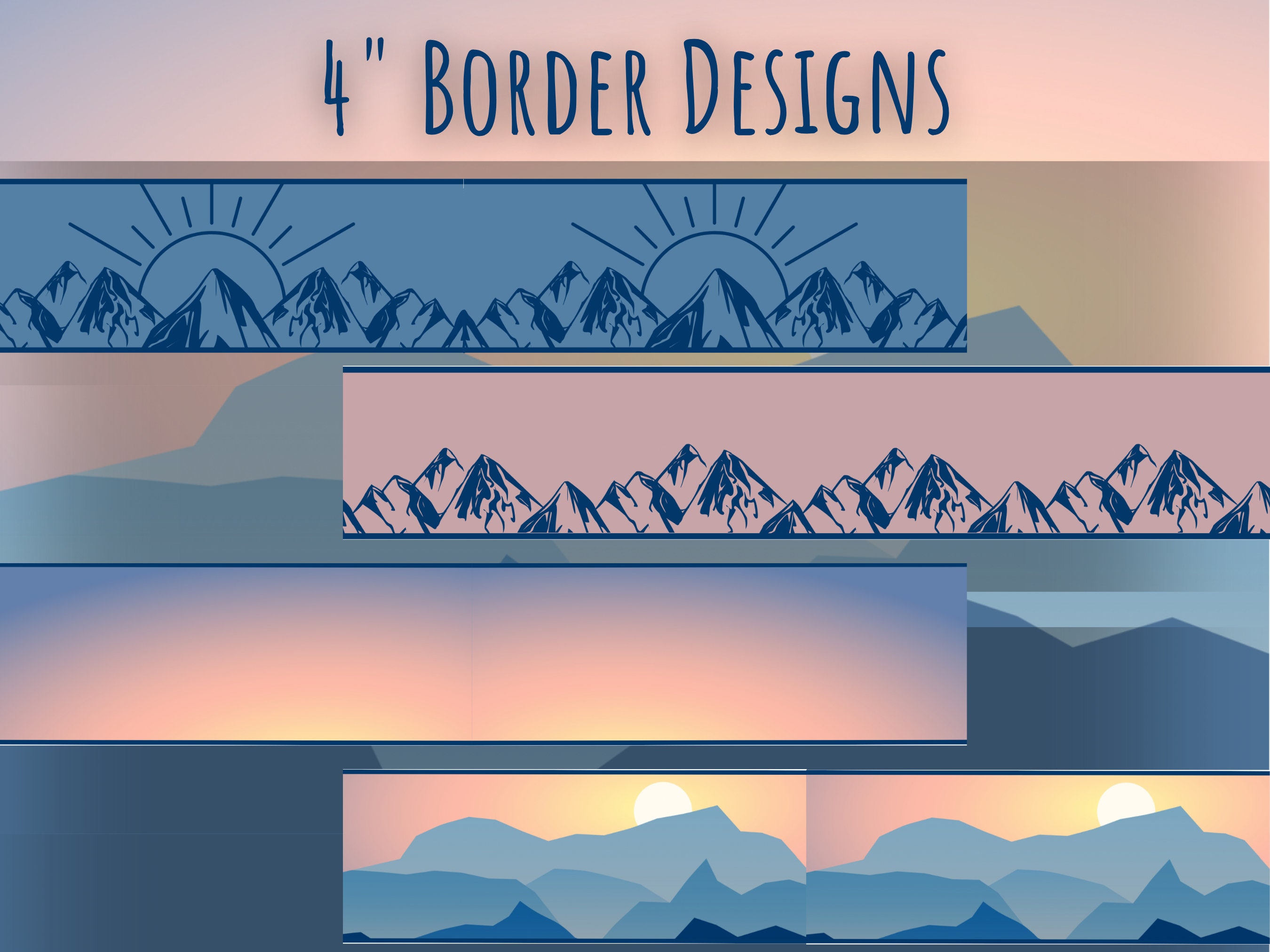 Classroom Bulletin Board Borders, Editable Canva Templates, Adventure ...