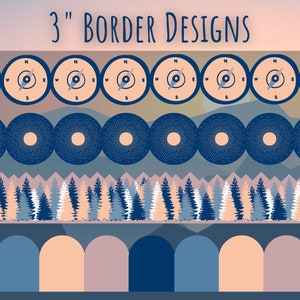 Classroom Bulletin Board Borders, Editable Canva Templates, Adventure ...