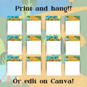 Classroom Birthday Printable Display Editable in Canva - Etsy