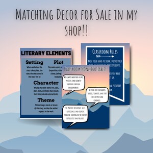 Classroom Birthday Printable Display, Editable in Canva, Adventure ...