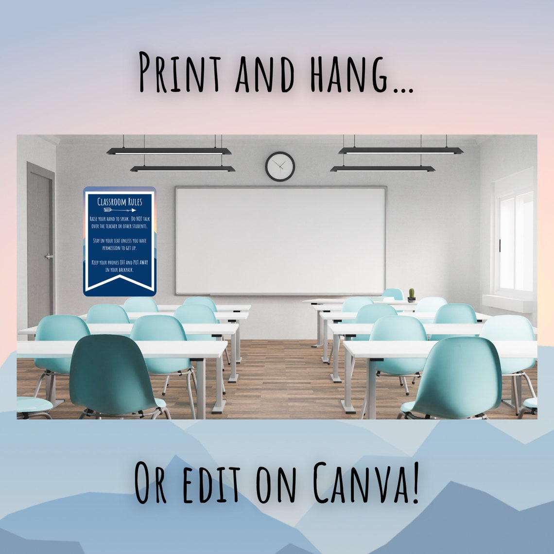 Adventure Themed Classroom Rules Poster - Etsy