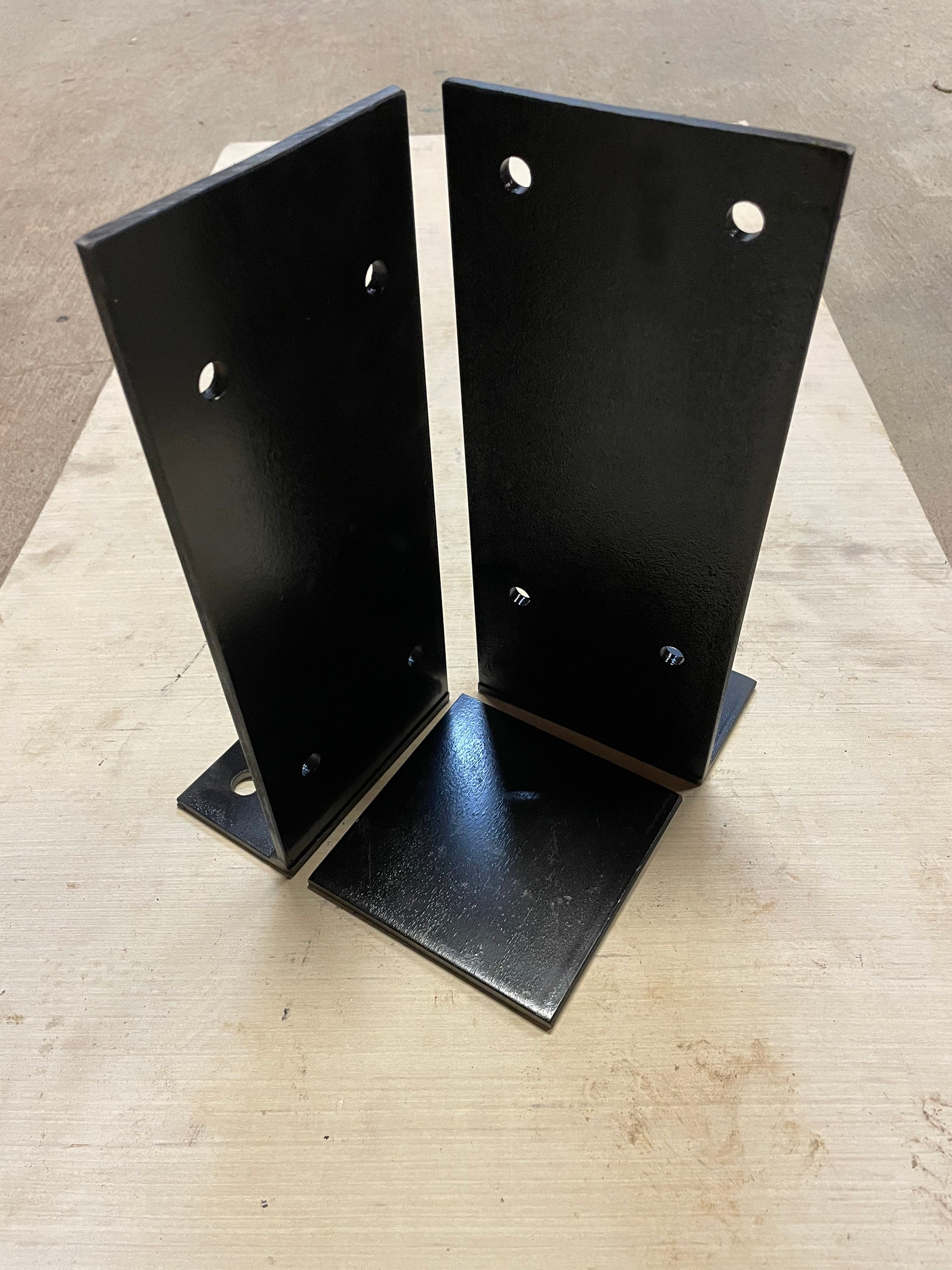 X Metal Post Brackets | mercadobigwer.com.br