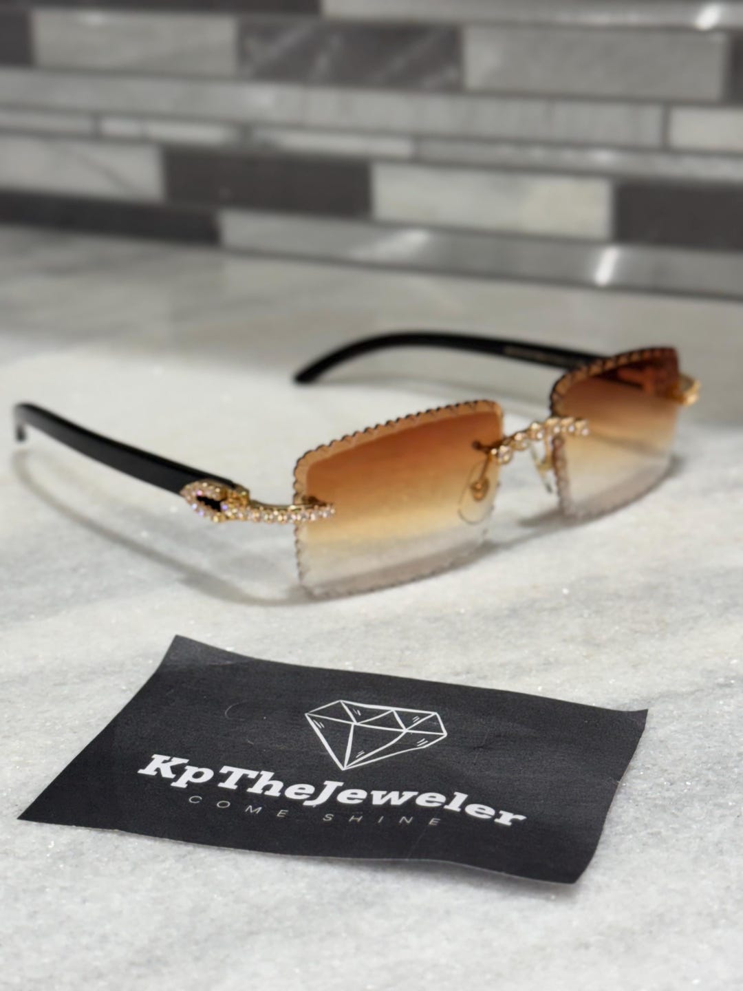 Cartier Black Buffs Orange and Clear Tint Lenses - Etsy