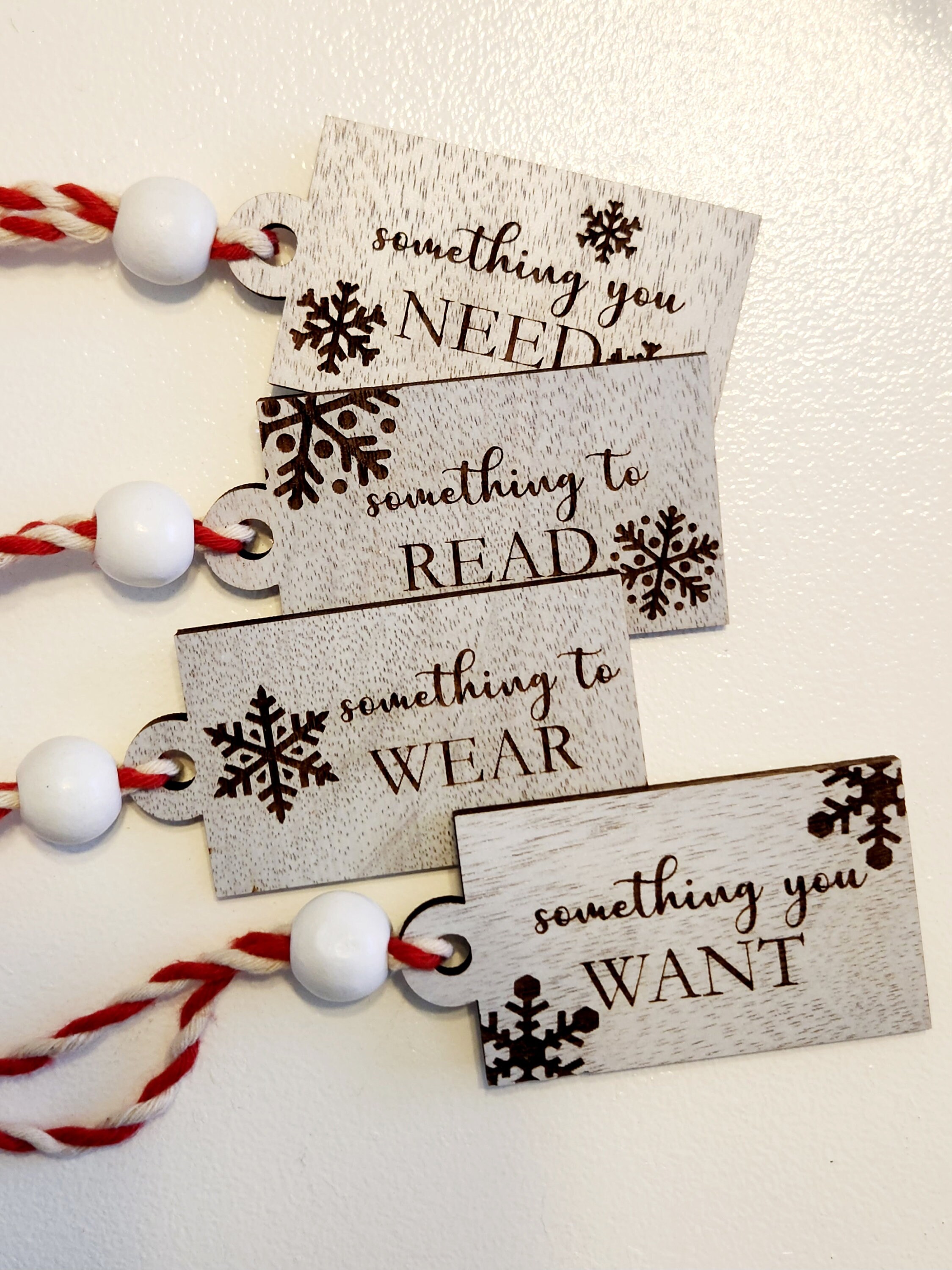 Need, Want, Wear, Read Gift Tags - Etsy