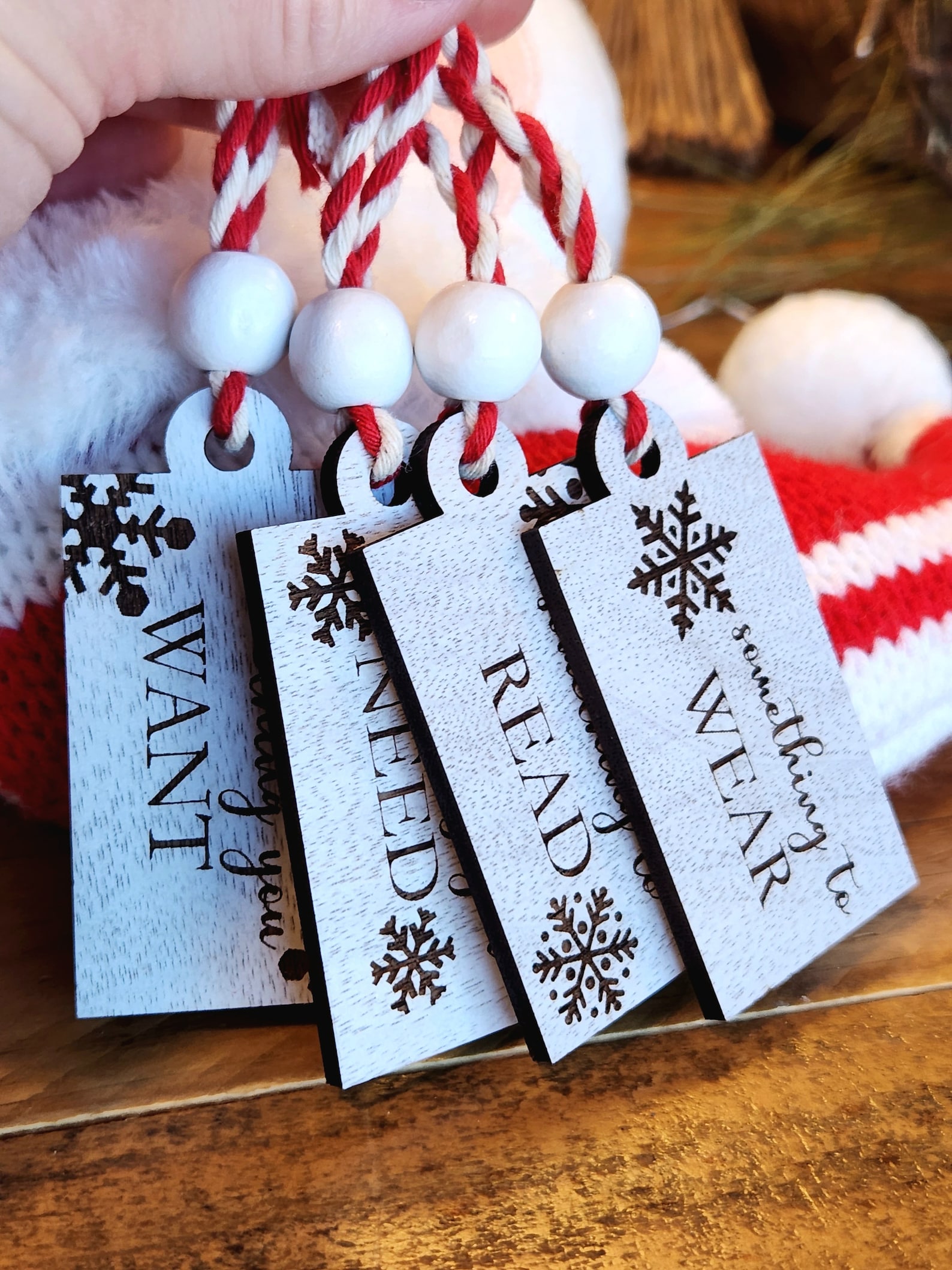 Need, Want, Wear, Read Gift Tags - Etsy