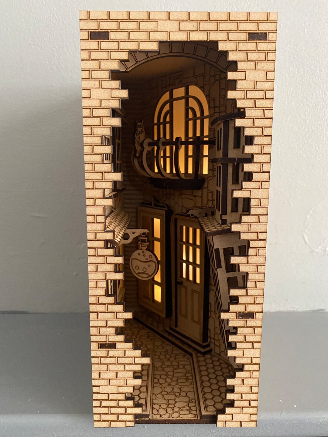 Wizards Ally Book Nook Kit, Shelf Insert, Quality Mdf Laser Cut Kit ...